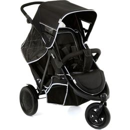 hauck Geschwisterwagen &raquo;Freerider black&laquo; 15 kg mit schwenk- und feststellbarem Vorderrad schwarz Geschwisterwagen