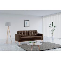 Sit & More sit&more 3-Sitzer &raquo;Lavida&laquo; braun 100% PES