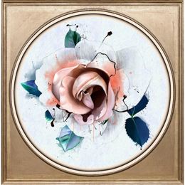 queence Acrylglasbild &raquo;Rose Pastell&laquo; Blumen Blumenbilder Gem&auml;lde Kunst Pflanzen Pflanzenbilder Fine Art-Print in Galeriequalit&auml;t bunt Acrylglas