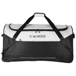 Travelite Herren Travelite Reisetasche &raquo;BASICS L, verschiedene Ausf&uuml;hrungen und Farben&laquo; Freizeittasche Sporttasche wasserabweisend Kantenschutz wei&szlig;