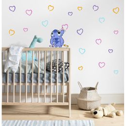 Komar Wandtattoo &raquo;Stitch Artist - Gr&ouml;&szlig;e 50 x 70 cm&laquo; selbstklebend, Wandsticker, Kinderzimmer bunt Folie