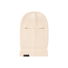 Alpha Industries Herren Sturmhaube &raquo;Label Balaclava&laquo; wei&szlig;