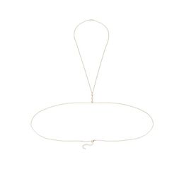 Lascana Damen Lascana Lange Kette K&ouml;rperkette, Ketteng&uuml;rtel, Bikinikette, Halskette, Halsschmuck gold
