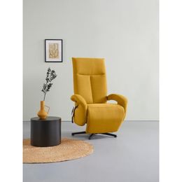 Sit & More sit&more TV-Sessel &raquo;Tycoon&laquo; wahlweise manuell, mit zwei Motoren oder mit Akku oder mit 2 Motoren gelb 98% Polyester 2% Polyamid