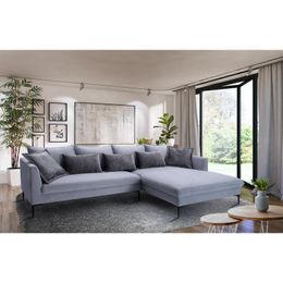 exxpo - sofa fashion Ecksofa &raquo;Piazza, elegant und edel, Designsofa mit tollem Sitzkomfort,&laquo; Longchair Ecke in hochwertiger Verarbeitung, Stellma&szlig;e 