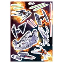 Komar Wandtattoo &raquo;Star Wars Spaceship - Gr&ouml;&szlig;e 50 x 70 cm&laquo; selbstklebend, Wandsticker, Kinderzimmer bunt Folie