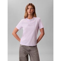 Calvin Klein Jeans Damen T-Shirt &raquo;CLASIC MONOLOGO TEE&laquo; Regular fit mit Rundhalsausschnitt S (38)