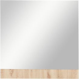 Innostyle Garderobenspiegel &raquo;FUN Wandspiegel&laquo; Spiegelfl&auml;che 74 x 84 cm braun Holzwerkstoff, Spiegelglas