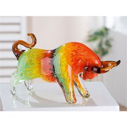 Casablanca by Gilde Tierfigur &raquo;Skulptur "Stier"&laquo; bunt Glas