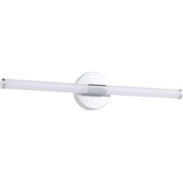 Eglo Spiegelleuchte &raquo;RAMOLA Spiegellampe - Stahl - LED - 11W - IP44&laquo; LED-Modul 1 Stk. Kaltwei&szlig; Neutralwei&szlig; Warmwei&szlig; Wandlampe, Badezimmerlampe, Bad, 