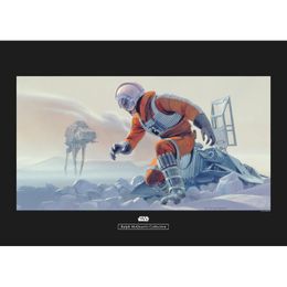 Komar Bild &raquo;Star Wars Classic RMQ Hoth Battle Pilot&laquo; Star Wars 1 Stk. tlg. Wandbild zur Dekoration im Kinderzimmer - ohne Rahmen bunt Holz, Papier
