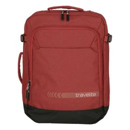 Travelite Damen Travelite Freizeitrucksack &raquo;KICK OFF Rucksack/Bordgep&auml;ck&laquo; Reiserucksack Streetpack Kabinengep&auml;ck rot B/H/T: 37cm x 50cm x 20cm