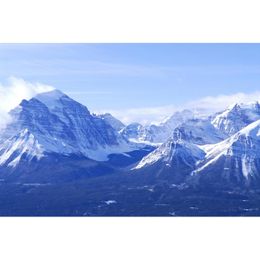 papermoon Fototapete &raquo;ALPEN-BERGE und WASSERFALL&laquo; bunt Vlies