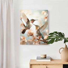 Reinders Deco-Panel &raquo;Spring Birds&laquo; blau Holzwerkstoff