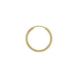 Vivance Damen Paar Creolen &raquo;585/- Gelbgold glanz 20 mm&laquo; gelb