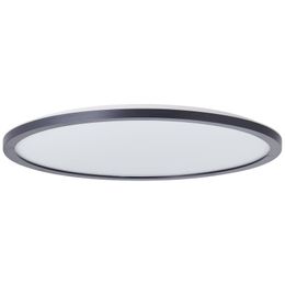 Brilliant LED Panel &raquo;Brennan&laquo; 1 Stk. Neutralwei&szlig; D 42 cm, 2700 lm, 4000 K, 3-Stufen dimmbar, IP44 schwarz