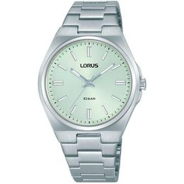 Lorus Damen Lorus Quarzuhr Armbanduhr, Damenuhr, Edelstahlarmband, analog, Leuchtindizes silber