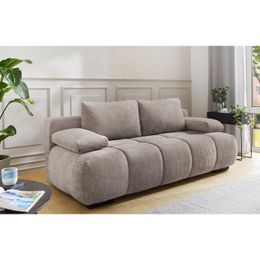 Jockenh&ouml;fer Schlafsofa &raquo;Reno&laquo; mit G&auml;stebettfunktion und Bettkasten, Kuschelstoff Korpus: 100% Polyester;Kissen: 100% Polyester