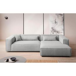 LeGer Home by Lena Gercke &raquo;PIARA XXL, Big-Sofa, Cord, Leinenoptik o. Strukturstoff, L-Form&laquo; wahlweise Ottomane rechts/links, Kedernaht, extra tiefe 