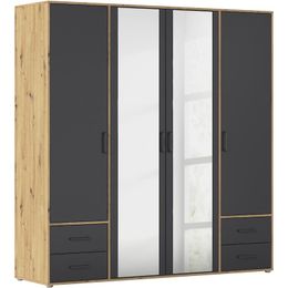 Rauch Dreht&uuml;renschrank &raquo;Kleiderschrank Schrank Garderobe W&auml;scheschrank VOYAGER&laquo; in 3 verschiedenen Ausstattungen BASIC/CLASSIC/PREMIUM, mit modernen 