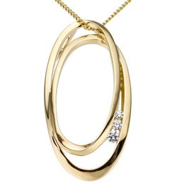 Firetti Damen Kettenanh&auml;nger &raquo;Schmuck Geschenk Gold 585 Halsschmuck Anh&auml;nger f&uuml;r Halskette&laquo; () mit Brillanten gold
