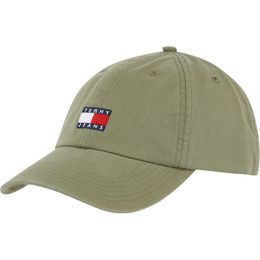 Tommy Jeans Damen Baseball Cap &raquo;TJM HERITAGE CAP&laquo; mit gro&szlig;er Logostickerei gr&uuml;n