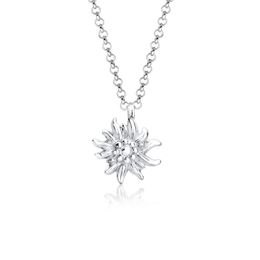 Elli Damen Kette mit Anh&auml;nger &raquo;Edelweiss Symbol Anh&auml;nger Tracht 925 Sterling Silber&laquo; silber