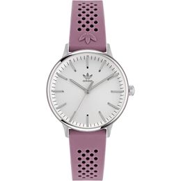 adidas originals Damen adidas originals Quarzuhr &raquo;CODE ONE SMALL&laquo; Armbanduhr, Damenuhr, Silikonarmband rosa