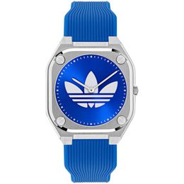 adidas originals Herren adidas originals Quarzuhr &raquo;CITY TECH THIN&laquo; Armbanduhr,Herrenuhr,Damenuhr,Silikonarmband,wasserabweisend bis 5 bar blau