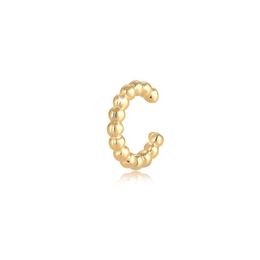 Elli Damen Single-Ohrhaken &raquo;Earcuff Single Dots Design 925 Sterling Silber&laquo; gold