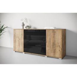 OTTO home Sideboard &raquo;Kenia, Kommode f&uuml;r das Schlafzimmer/Wohnzimmer&laquo; 1 Stk. tlg. Modernes Sideboard mit 3 Schubladen und 4 F&auml;chern, Breite 150 cm 