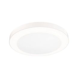 Paulmann LED Au&szlig;en-Deckenleuchte &raquo;Circula IP44 rund 320mm 3000K 14W 880lm 230V Kunststoff&laquo; 1 Stk. Warmwei&szlig; D&auml;mmerungssensor Bewegungsmelder seewasserresistent 