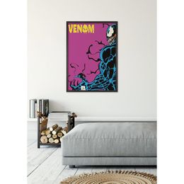 Komar Wandbild &raquo;Marvel Venom Colourful Stare&laquo; Disney Set, 1 Stk. tlg. 50 x 70 cm (Breite x H&ouml;he) - Kinderzimmer, Dekoration pink Vlies