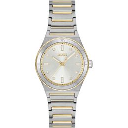 BOSS Damen BOSS Quarzuhr &raquo;CANDOR LADIES SPORT&laquo; Armbanduhr, Damenuhr, Edelstahlarmband, analog, Glassteine silber