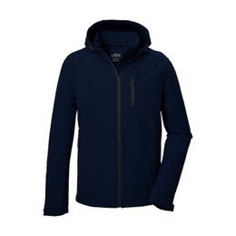 Killtec Herren Softshelljacke &raquo;KOW 92 MN SFTSHLL JCKT&laquo; Wasser- und windabweisend, atmungsaktiv, abnehmbare Kapuze blau XXL