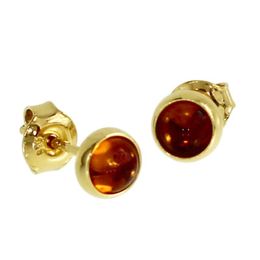 OSTSEE-SCHMUCK Damen OSTSEE-SCHMUCK Paar Ohrstecker &raquo; Ohrstecker Classic 5 mm Ohrstecker Classic 5 mm&laquo; gelb