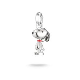 Thomas Sabo Damen Thomas Sabo Charm-Einh&auml;nger &raquo;Thomas Sabo x Peanuts Snoopy Pav&eacute; Charm - Connect&laquo; mit Zirkonia (synth.)