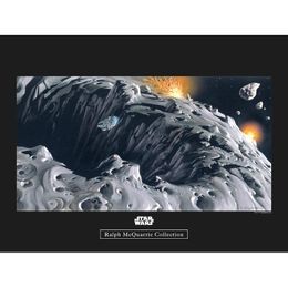 Komar Bild &raquo;Star Wars Classic RMQ Asteroid&laquo; Star Wars 1 Stk. tlg. Wandbild zur Dekoration im Kinderzimmer - ohne Rahmen bunt Holz, Papier