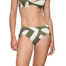 Triumph Damen Bikini-Hose &raquo;Summer Allure Midi X&laquo; moderner Druck, verstellbare seitliche Schn&uuml;rung gr&uuml;n 36, N-Gr