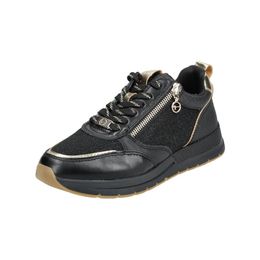 Tamaris Damen Sneaker &raquo; Sneaker Lederimitat/Textil&laquo; schwarz 37