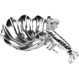 KARE K&uuml;chenregal &raquo;Flaschenhalter Lobster&laquo; silber Aluminium