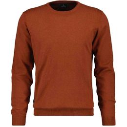 Ragman Herren Ragman Rundhalspullover orange 54