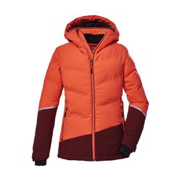Killtec M&auml;dchen Skijacke &raquo;KSW 178 GRLS SKI QLTD JCKT&laquo; Wasserabweisende Winterjacke mit Schneefang, atmungsaktiv orange 176
