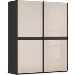 Rauch Schwebet&uuml;renschrank &raquo;Kleiderschrank Schrank Garderobe Schlafzimmerschrank SCALE-LINE&laquo; edle Optik mit Bauchbinde in Korpusfarbe mit Glasfront 