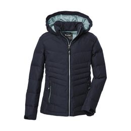 Killtec M&auml;dchen Steppjacke &raquo;KOW 166 GRLS QLTD JCKT&laquo; Wasserabweisende M&auml;dchen-Steppjacke mit Kapuze, verstellbare &Auml;rmel schwarz 128