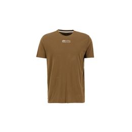 Alpha Industries Damen T-Shirt &raquo;Organics EMB T-Shirt&laquo; braun S