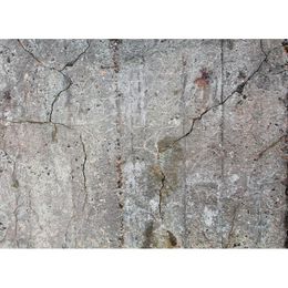 Livingwalls living walls Fototapete &raquo;Beton Vintage&laquo; glatt Steinwand Fototapete Betonoptik 3,50 m x 2,55 m Tapete bunt Vlies