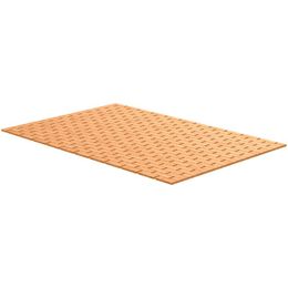 EISL&reg; Badematte H&ouml;he 6 mm rutschhemmend beschichtet strapazierf&auml;hig exklusiver Badvorleger f&uuml;r Dusche, Spa, Sauna, 70 x 50 cm beige Bambus