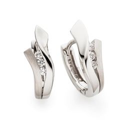 Bruno Banani Damen Paar Creolen &raquo;Schmuck Geschenk Silber 925 Ohrschmuck Ohrringe&laquo; mit Zirkonia (synth.) bunt