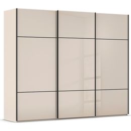 Rauch Schwebet&uuml;renschrank &raquo;Kleiderschrank Schrank Garderobe Schlafzimmerschrank SCALE-TRIO&laquo; edle dreigeteilte Front mit 2 Zierleisten Glasfront MADE 